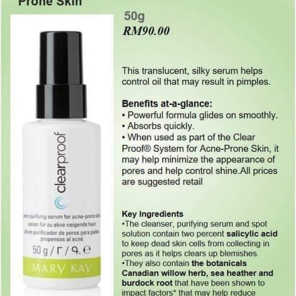 Mary Kay | Skincare | Mary Kay Clear Proof Pore Purifying Serum | Poshmark